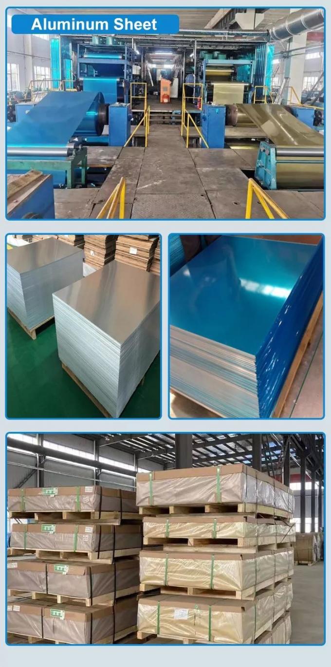 PVC A5052 H32 แผ่นอลูมิเนียม 15 มม. 0.1-200 มม. T3-T8 ตกแต่ง